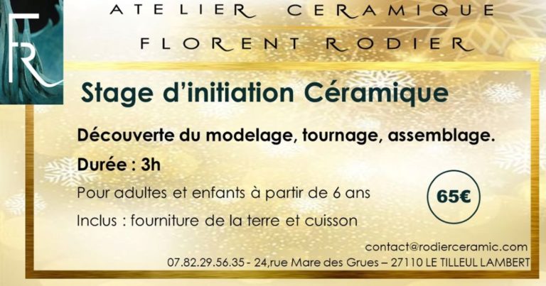 Poterie en Normandie - ATELIER CERAMIQUE FLORENT RODIER